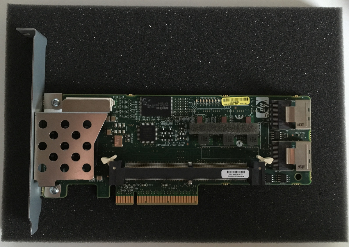 Time to upgrade the HP SmartArray P410 - J-Cave
